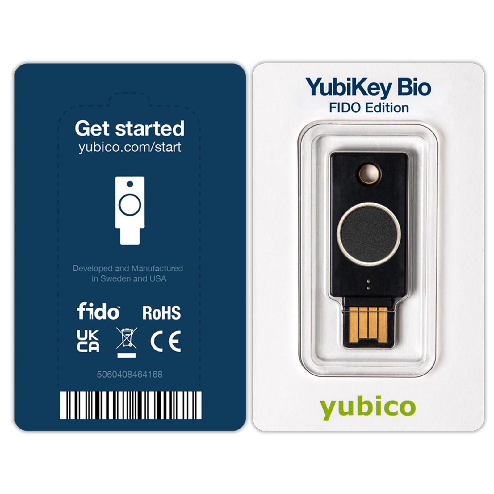 Yubico YubiKey Bio FIDO Edition Hardware-Token (5060408464168 ...