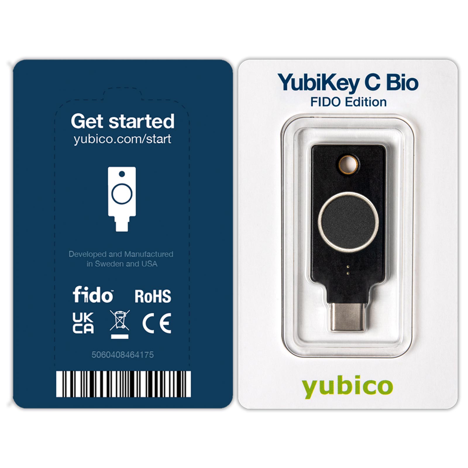 Yubico YubiKey C Bio FIDO Edition Hardware-Token (5060408464175 ...